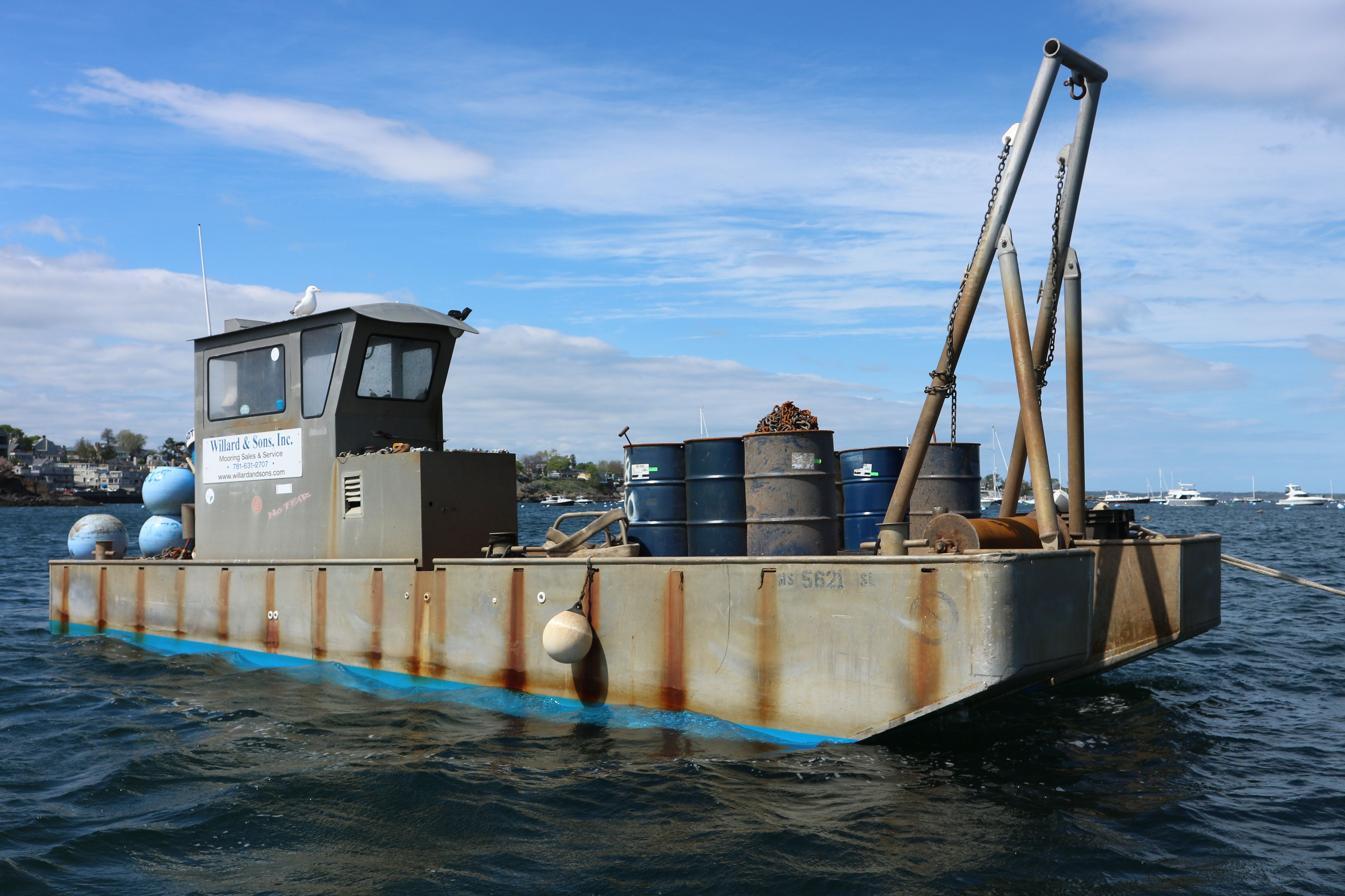 Mooring Busters, Barge 35' | Harbormoor